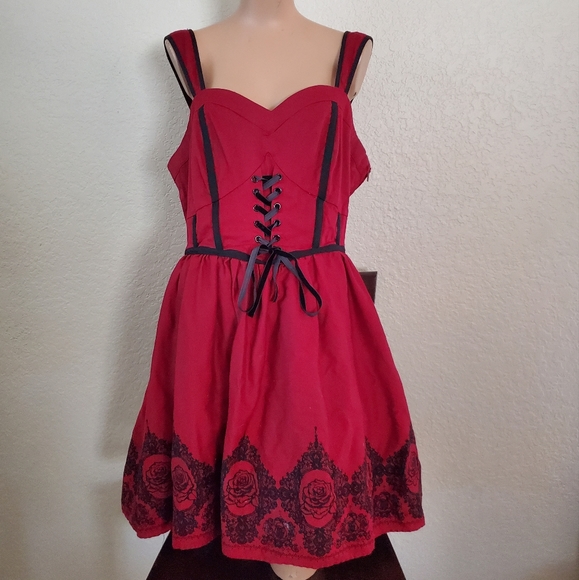 Hot Topic | Dresses | Hot Topic Red Dress Xl | Poshmark